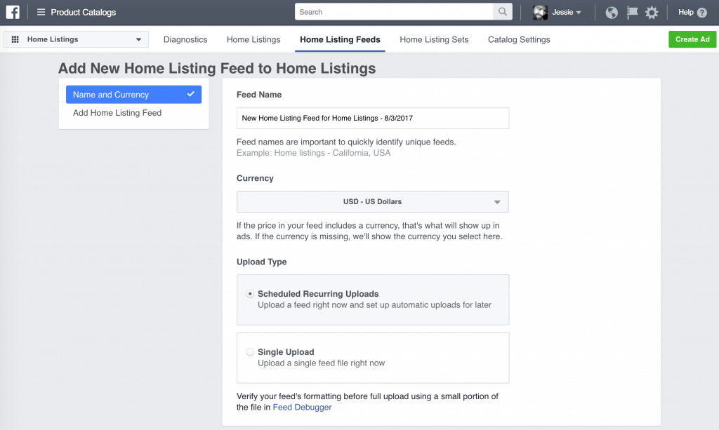 New Facebook Dynamic Product Listing Ads for Real Estate Listings